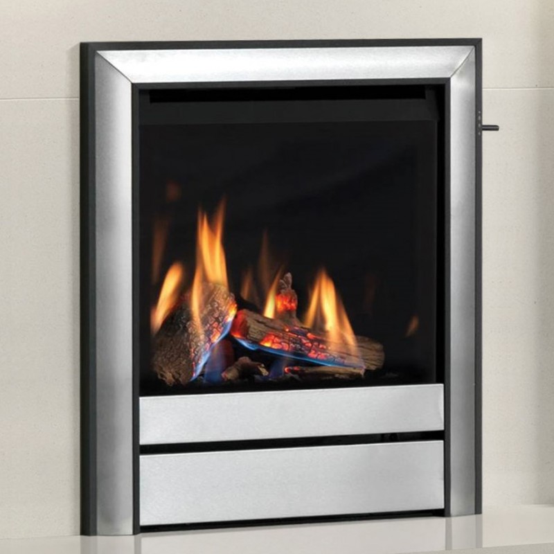 Chrome Inset Gas Fire at Ronnie Baker blog