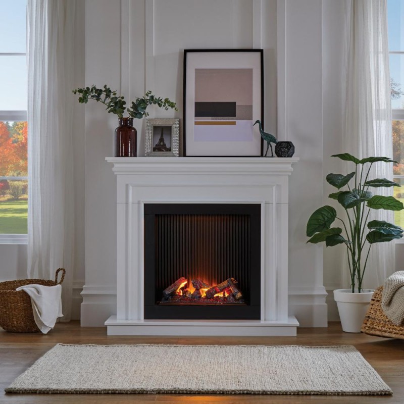 Katell Genoa Optimyst Timber Electric Fireplace