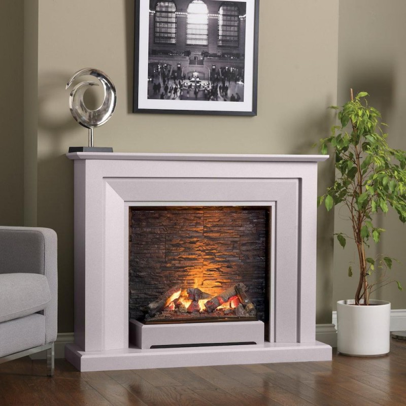Katell Napoli Optimyst Timber Electric Fireplace