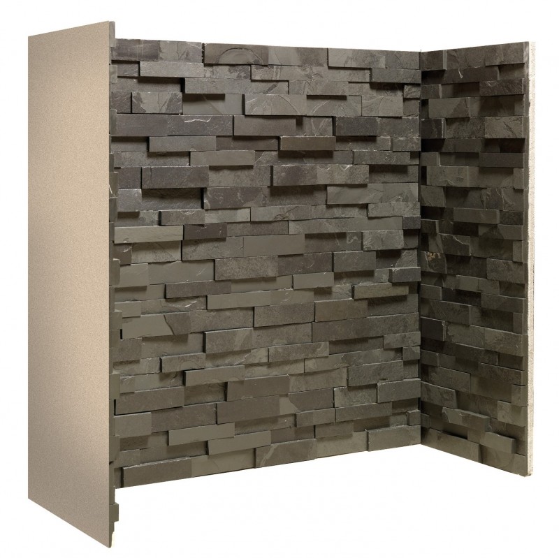 The Penman Collection Staggered Black Slate Block Chamber