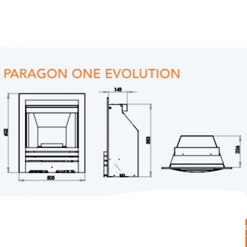 Charlton & Jenrick Paragon One Evolution Inset Gas Fire